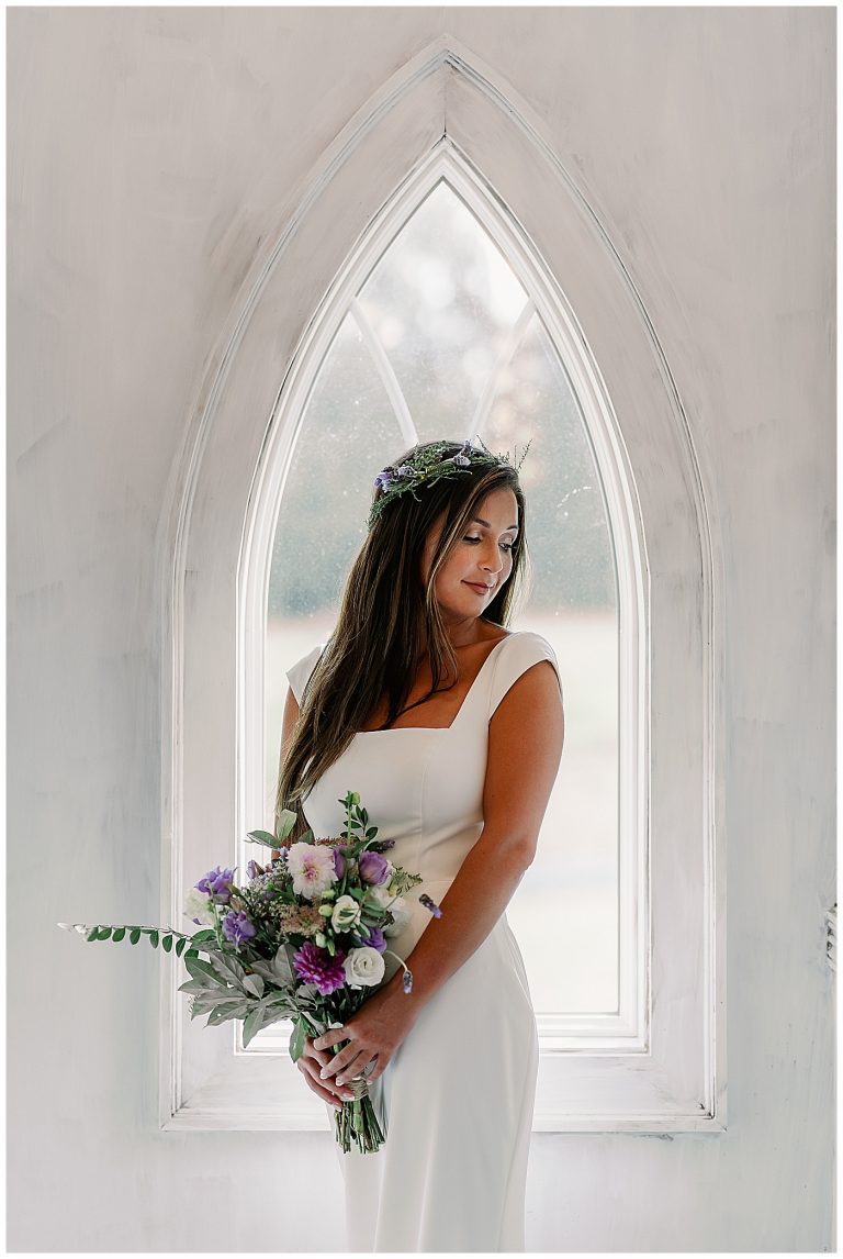 The Perfect White Wedding Chapel: The Highlands Chapel at Howe Farms