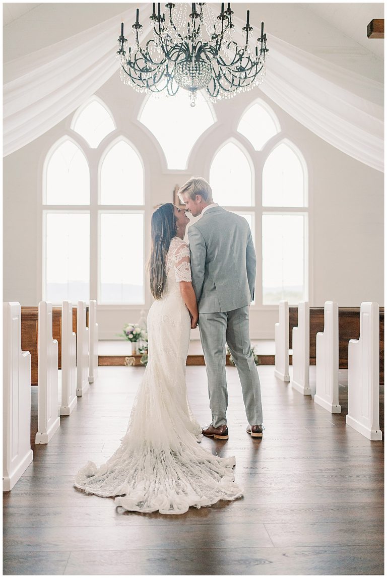 The Perfect White Wedding Chapel: The Highlands Chapel at Howe Farms