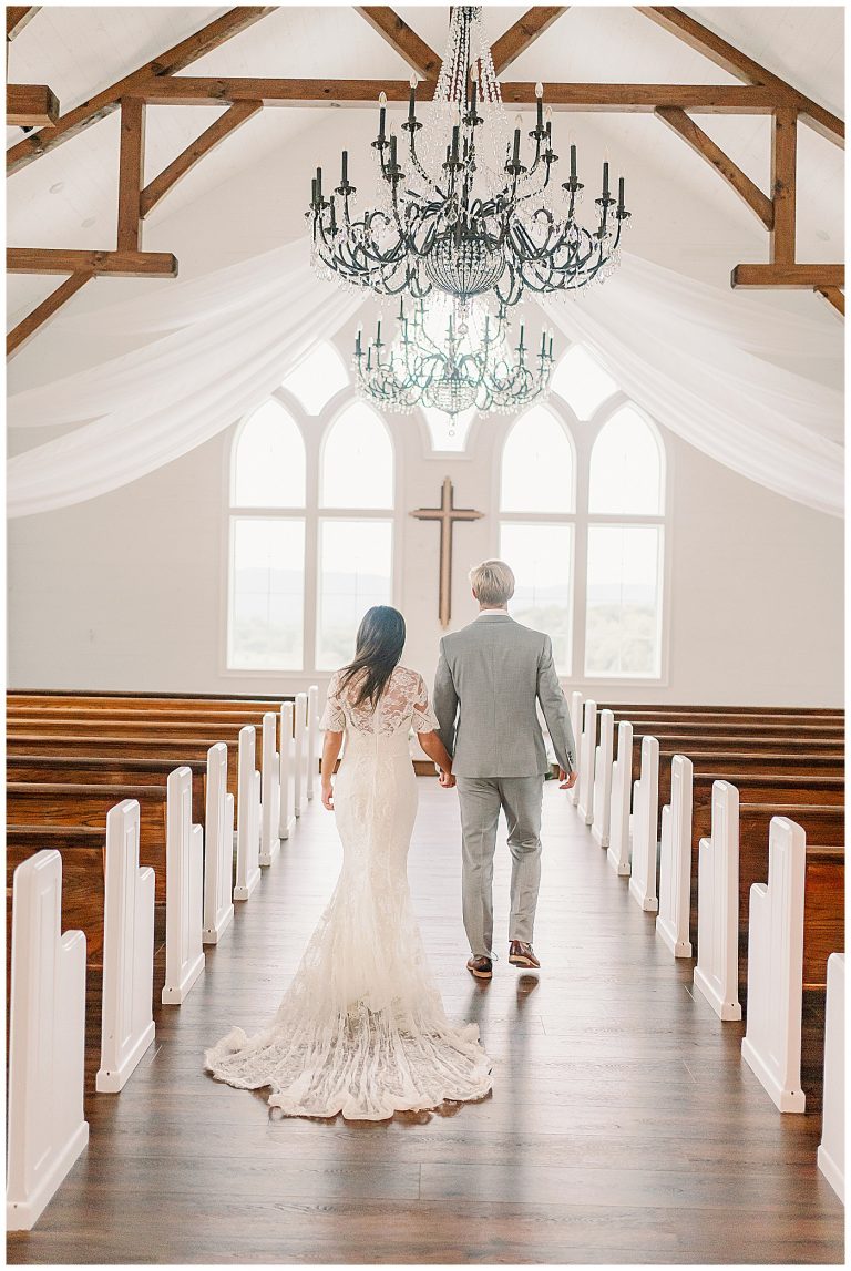 The Perfect White Wedding Chapel: The Highlands Chapel at Howe Farms