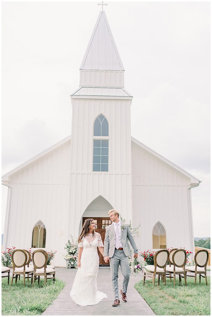 The Perfect White Wedding Chapel: The Highlands Chapel at Howe Farms